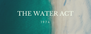 Water Act 1974: How does it help in combating water pollution