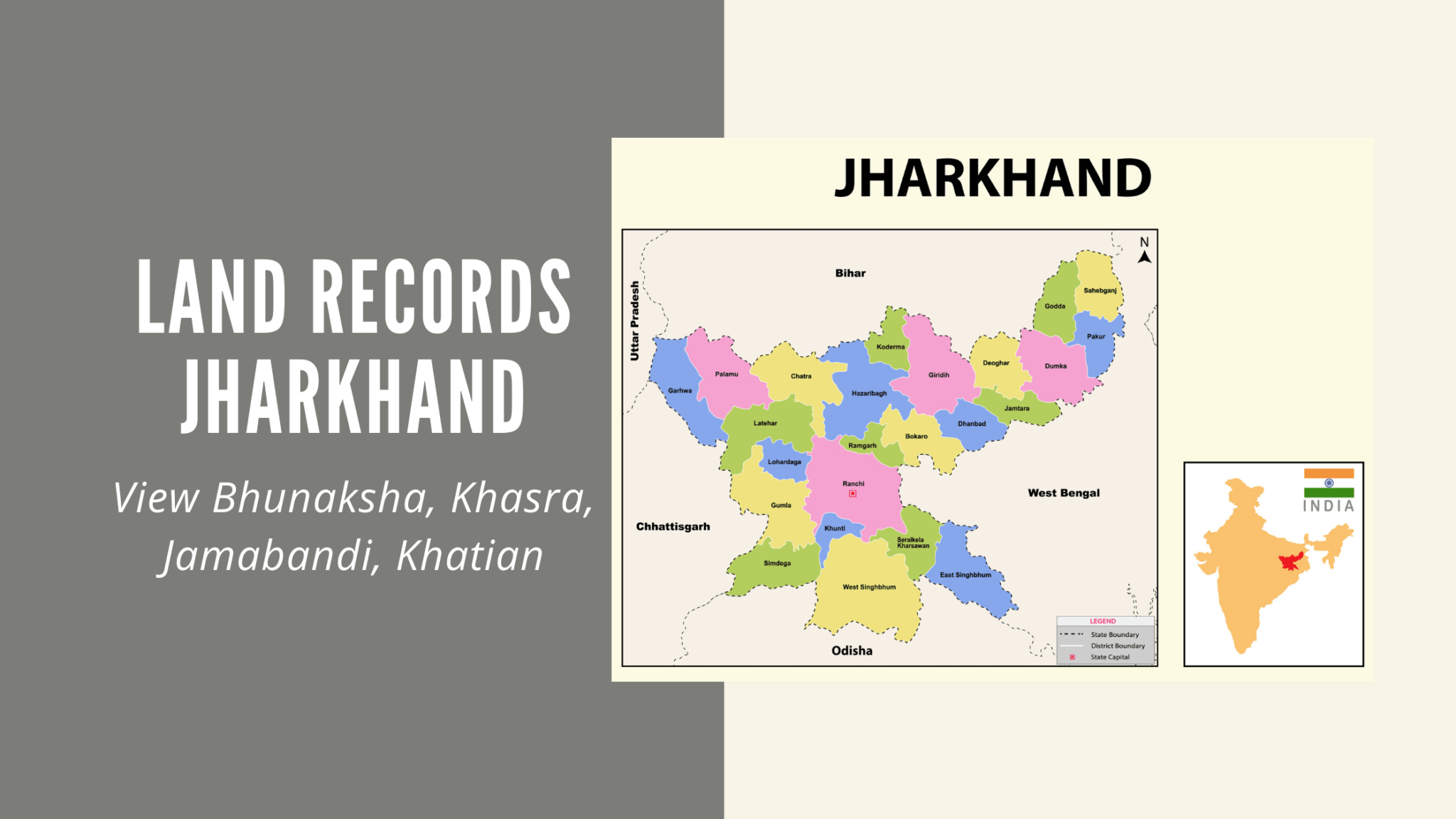 Jharbhoomi: View Jharkhand Land Records and Bhulekh Online