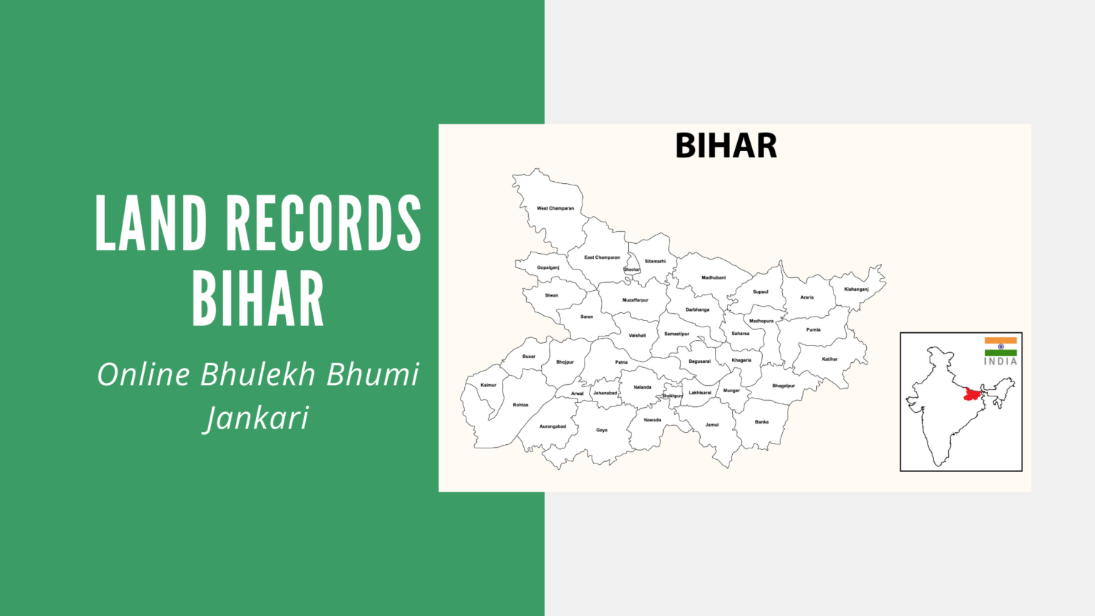 Land Record Bihar - Bhulekh Bihar Online Bhumi Jankari