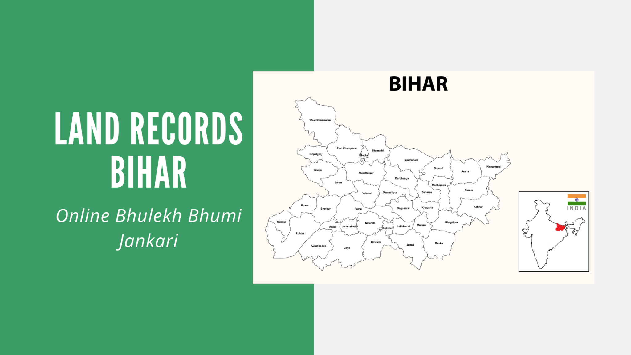 Land Record Bihar - Bhulekh Bihar Online Bhumi Jankari