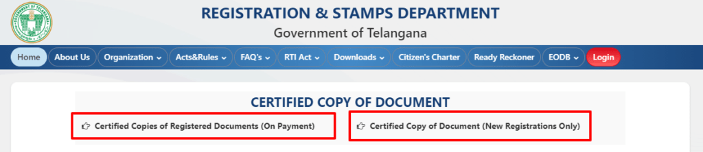 IGRS Telangana 2025: EC Search Online, Services, and Process