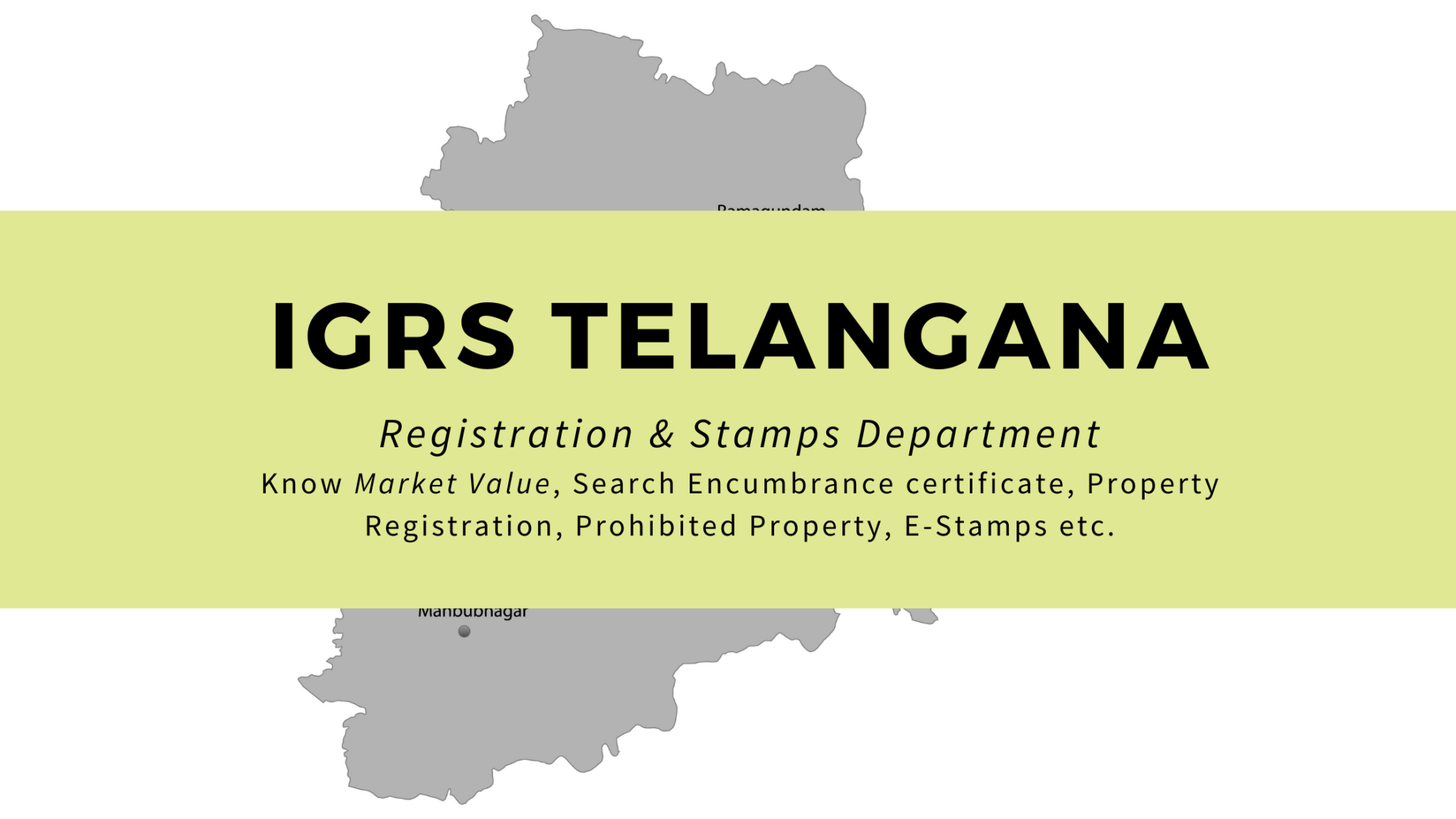 IGRS Telangana - Market Value & Online Telangana EC Search