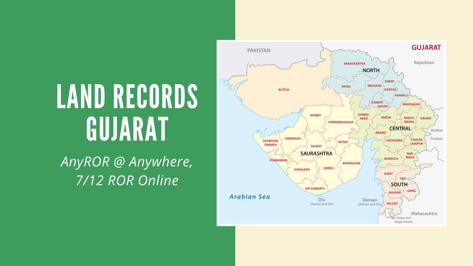 Anyror Anywhere Gujarat - Rural Land Record & 7/12 Online