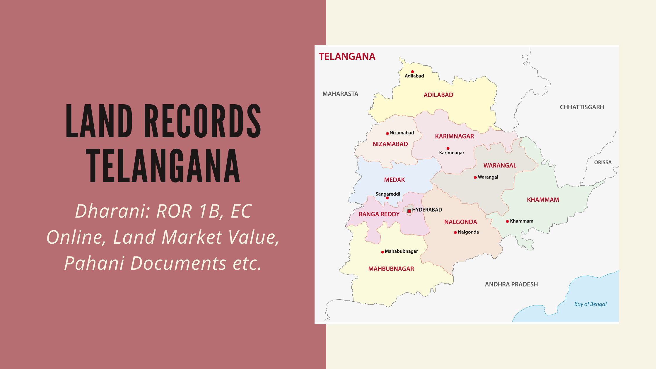 Dharani Land Record in Telangana: How to Apply and Required Documents