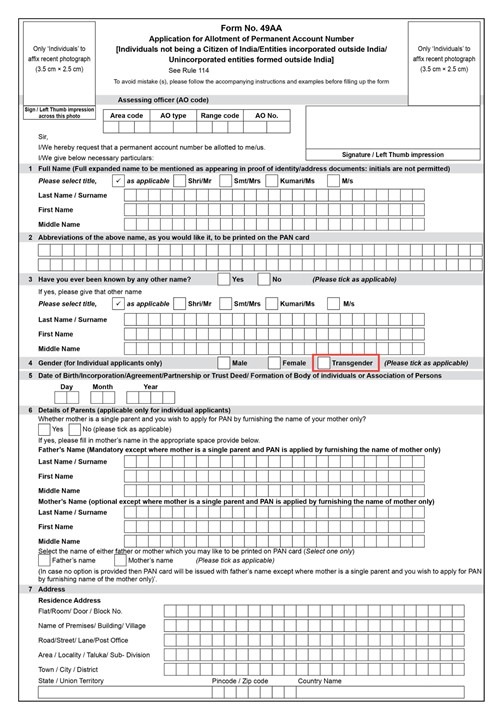 Transgender PAN Card: Need and Steps to Apply and Update