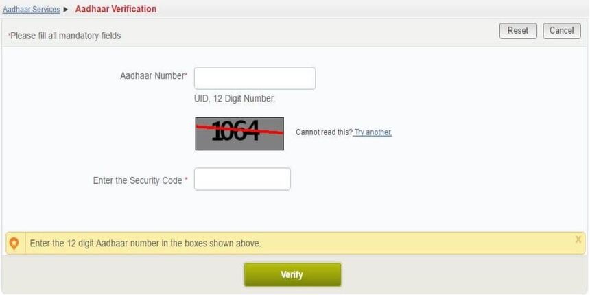 Aadhaar Card Verification Aadhaar Card Verify Front And Back Ai Ocr