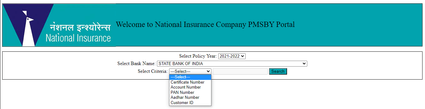 Pradhan Mantri Suraksha Bima Yojana - PMSBY Scheme Details