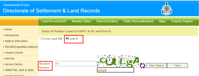 Goa Land Records - Property Ownership & Survey Number Search