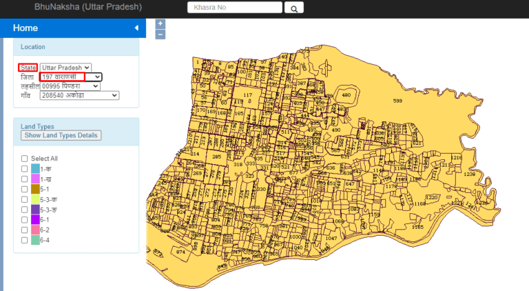 Bhu Naksha UP: Check & Download Uttar Pradesh Land Map Online