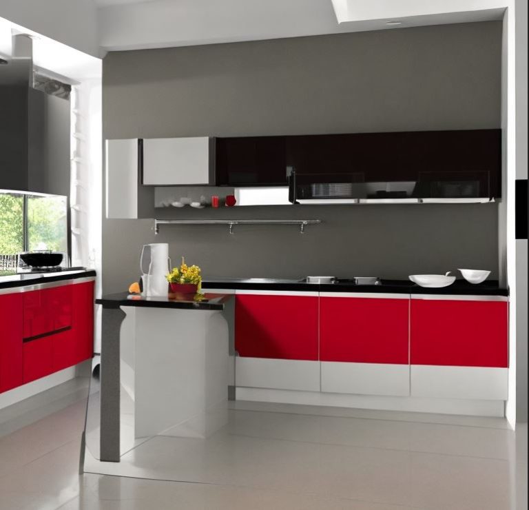 16 Perfect Two Colour Combination Ideas For Kitchen Laminates