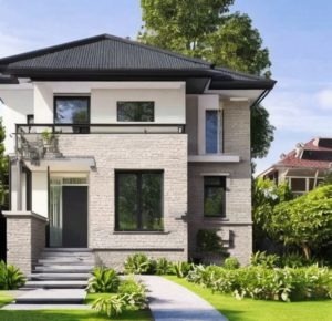 Two Storey Modern House Design: Floor Plans and Designs