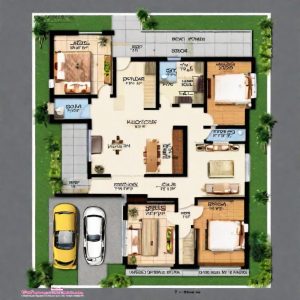 12 Amazing 3 BHK house plan: Perfect Home For Families